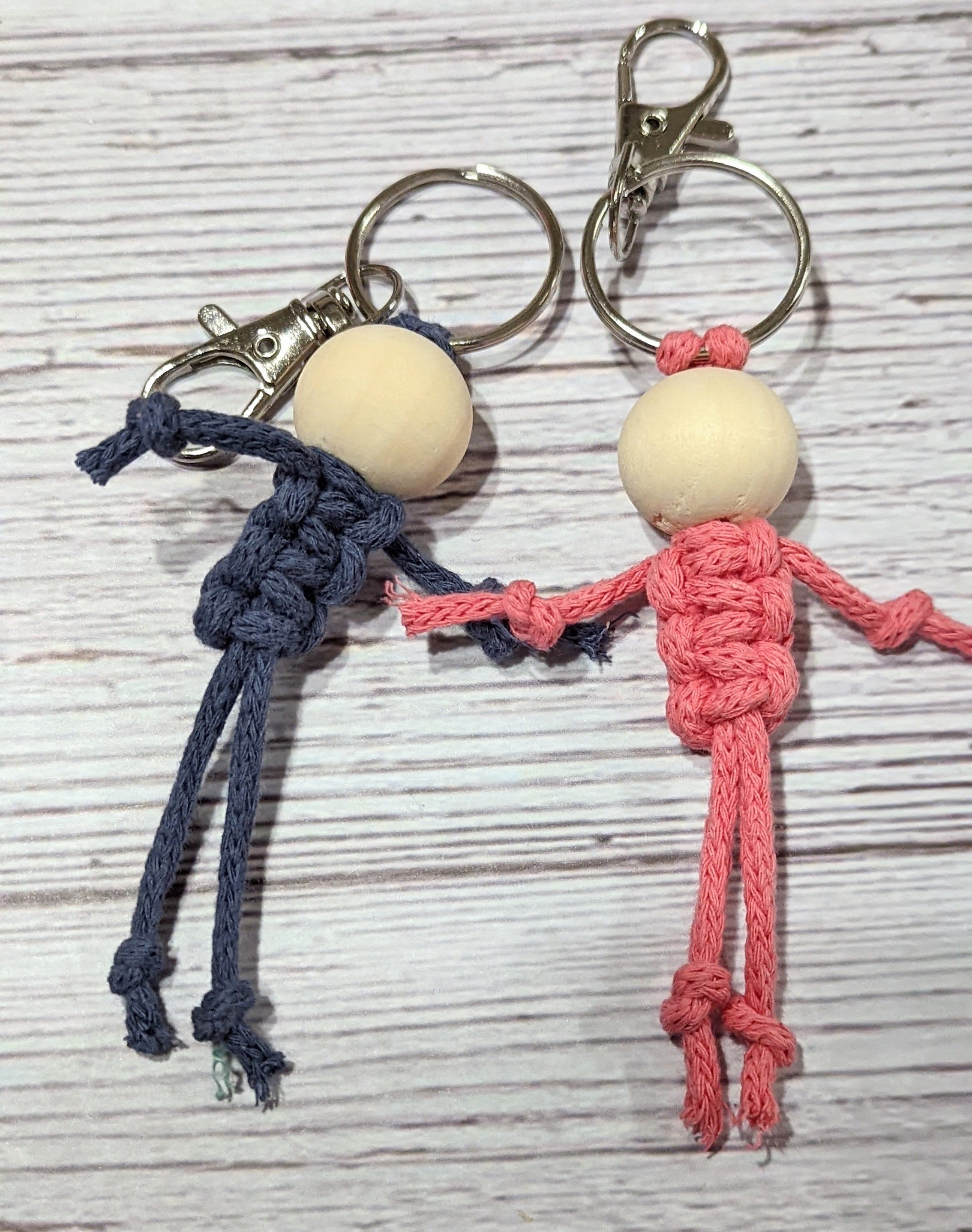Macrame Doll Keyring Macramé Girl Keyring Macrame Boy - Etsy Canada