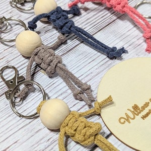 Macrame Doll Keyring, Macramé Girl Keyring, Macrame Boy Keyring ...
