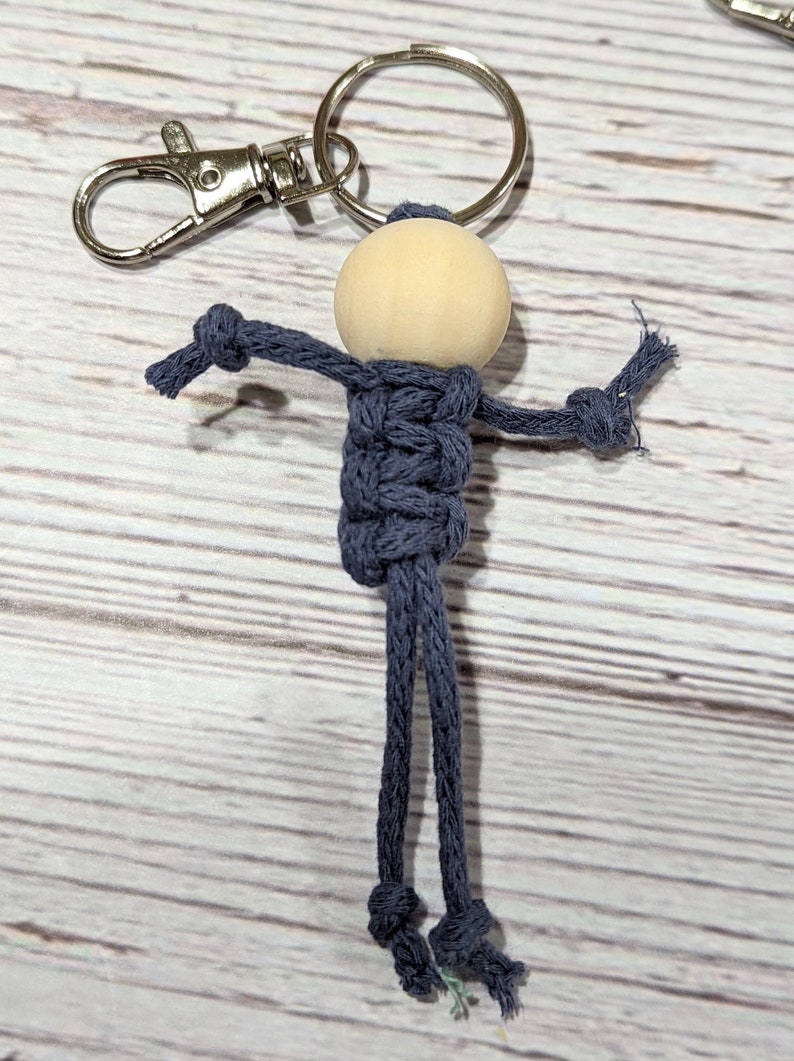 Macrame Doll Keyring Macramé Girl Keyring Macrame Boy - Etsy Canada