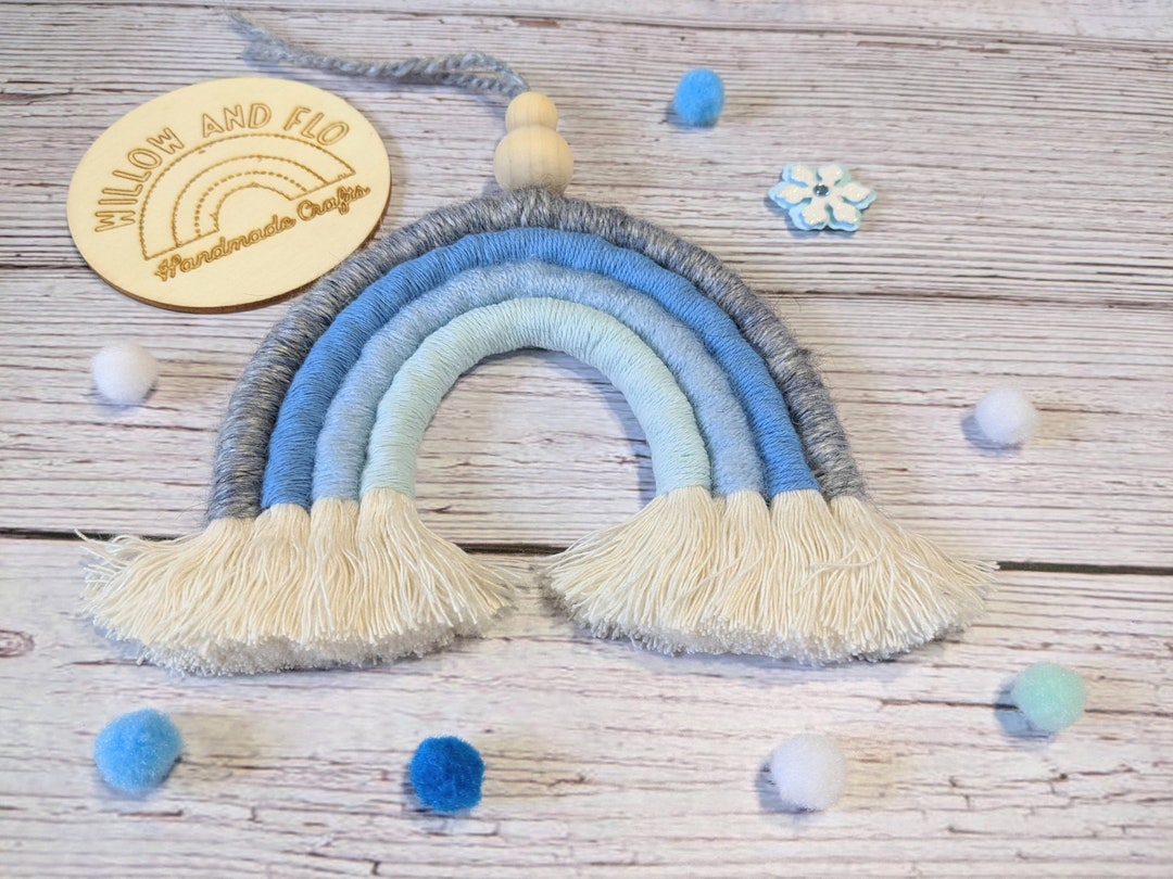 4 Arch Choose Your Colours Rainbow Wall Hanging, Macramé Rainbow ...