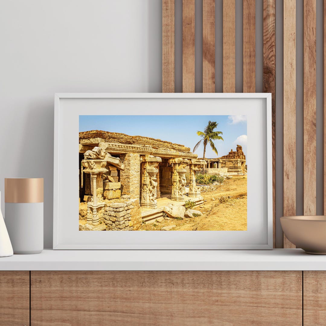 Hampi India Print: Ancient Architecture Travel Photography (digital ...