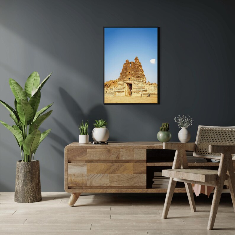 Hampi Temple Print: India Travel Photography, Historic Architecture ...