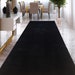 Custom Size Runner Rug: Black Farmhouse Style, Machine Washable ...
