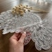 Cream French Lace Doily Placemats, Vintage Velvet Lace Placemats ...