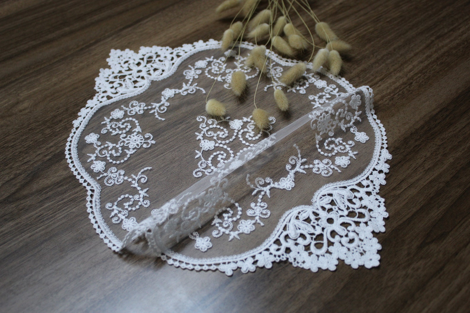 White Table Mat Vintage Lace Doily Lace Tray Clothheirloom - Etsy