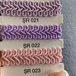 Colorful Braid Gimp Trims - Width 15 Mm, (0.55"), Upholstery Sofa Trim ...