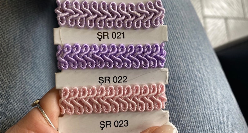 Colorful Braid Gimp Trims - Width 15 Mm, (0.55"), Upholstery Sofa Trim ...