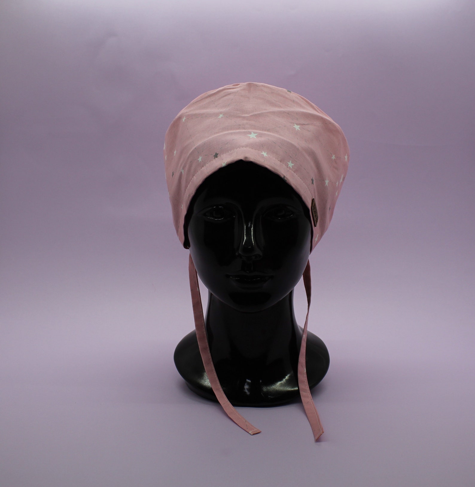 Anime Scrub Hat, Scrub Cap, Pink Surgical Scrub Cap Hat With Buttons ...