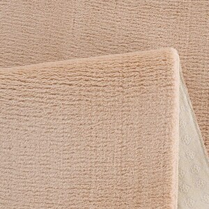 Cozy Beige Shaggy Rug: Custom Sizes Available, Non-slip Washable Runner ...