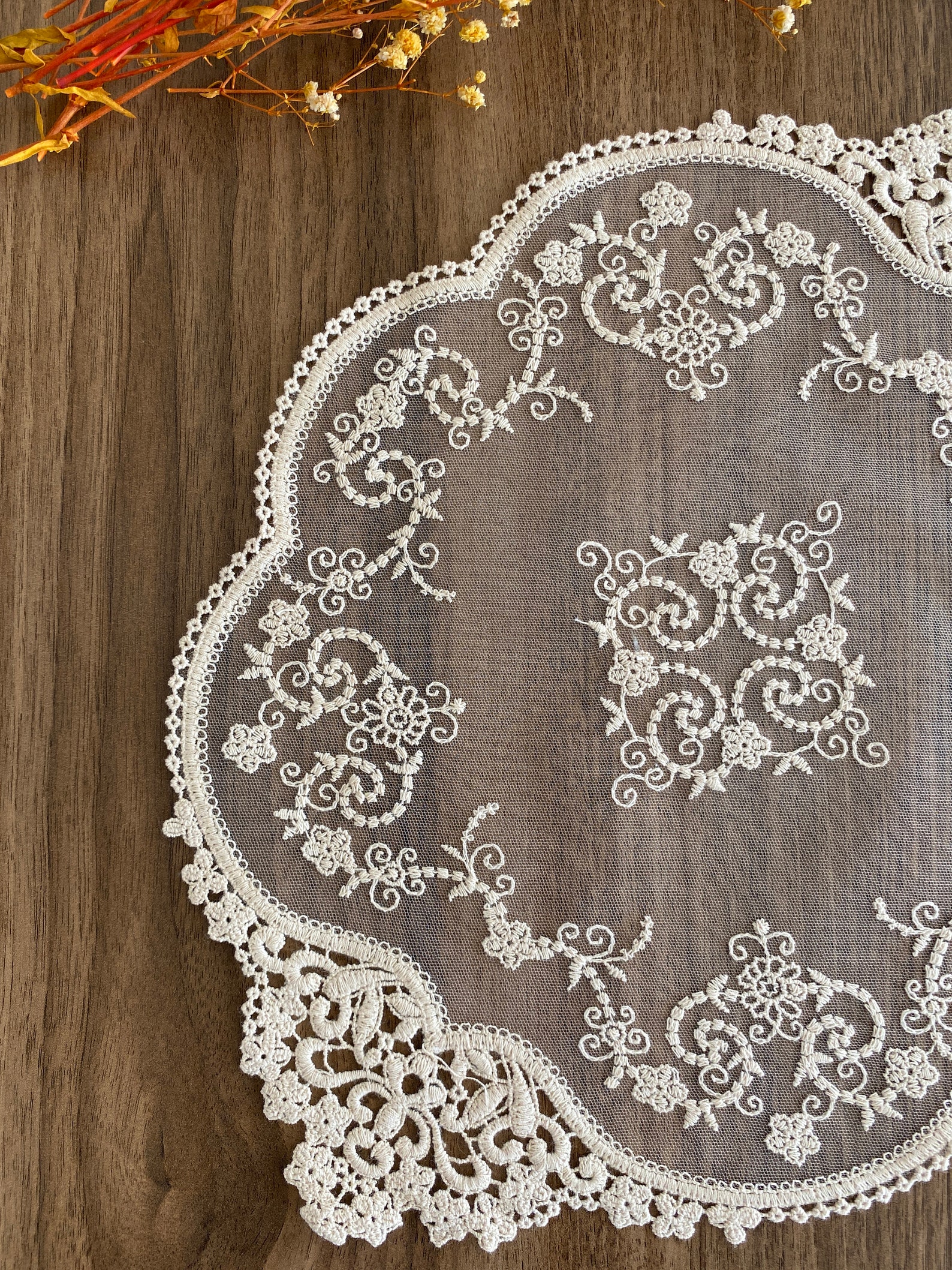 Cream Lace Doily Lace Table Mat Lace Doily Placemats Doily - Etsy