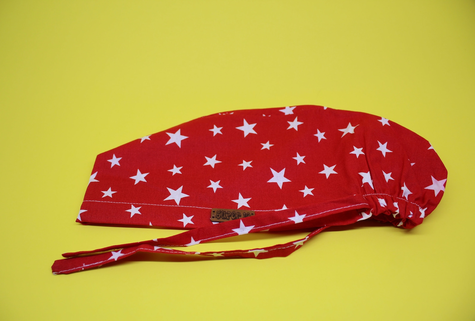 Red Unisex Surgical Scrub Cap With Buttons, Scrub Cap Hat, Surgical Cap ...