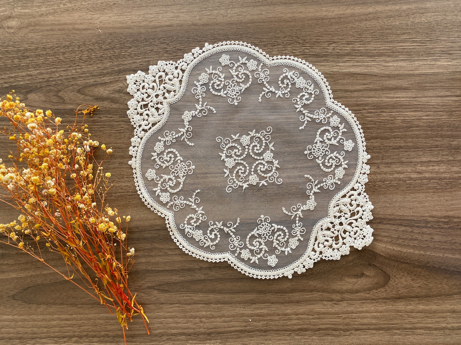 Cream Lace Doily Lace Table Mat Lace Doily Placemats Doily - Etsy