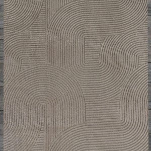 Modern Beige Embossed Non-slip Runner - Custom Sizes Available, Soft ...