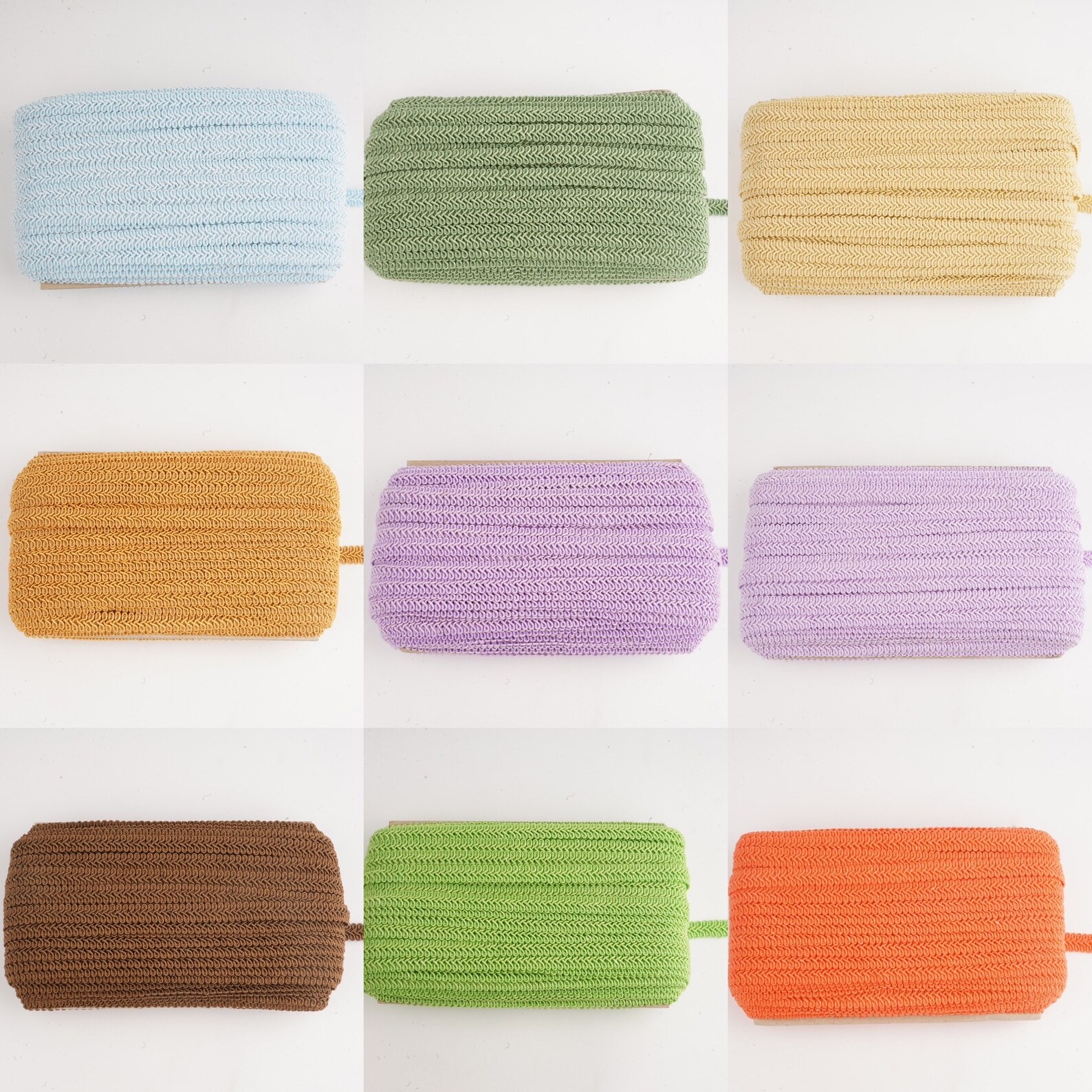 Colorful Braid Gimp Trims - Width 15 Mm, (0.55"), Upholstery Sofa Trim ...