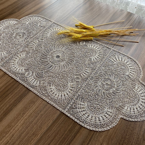 Lace Table Runner - Etsy