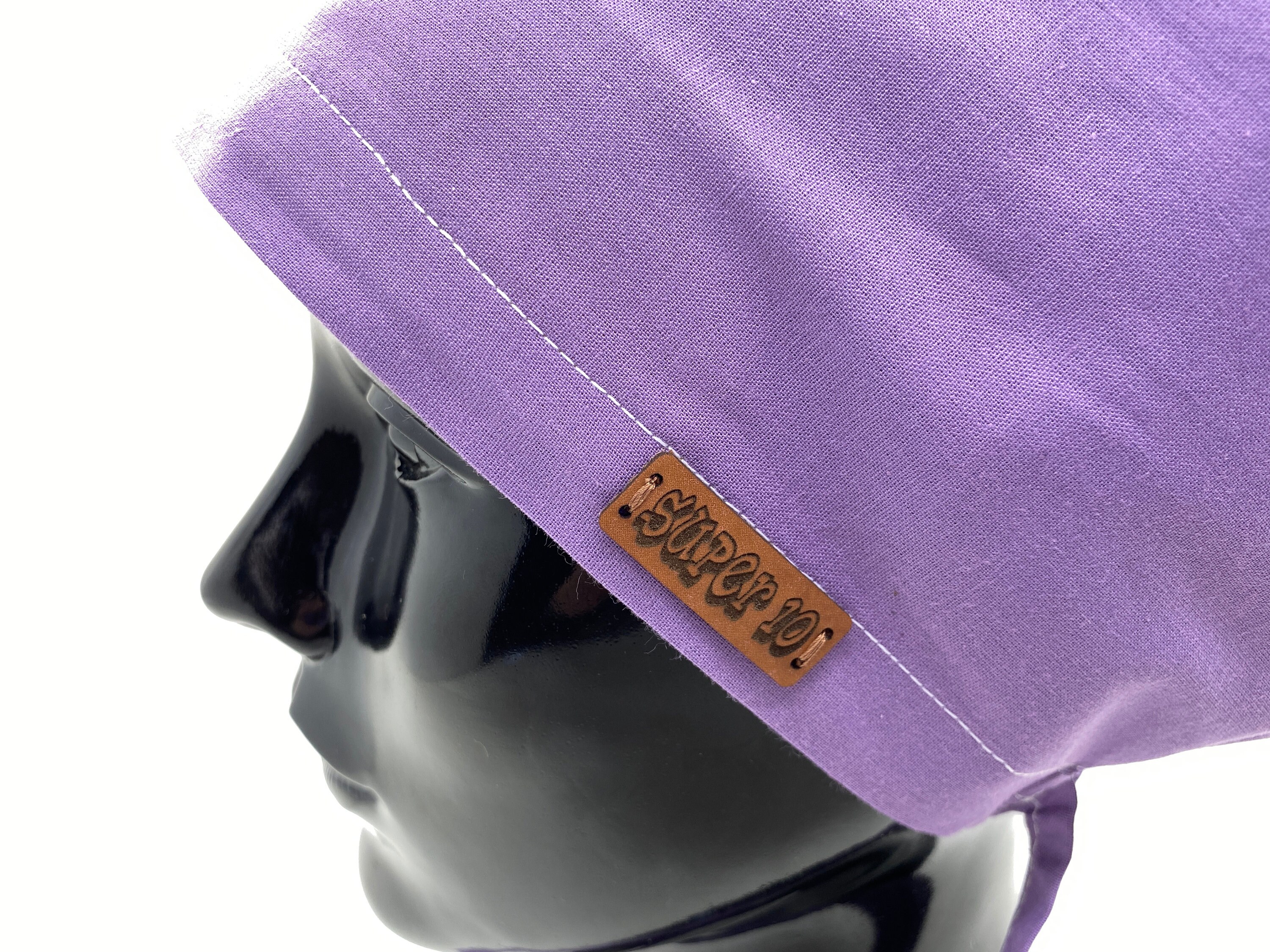 Scrub Cap, Purple Surgical Scrub Cap With Ear Saver Buttons, Chemo Caps ...