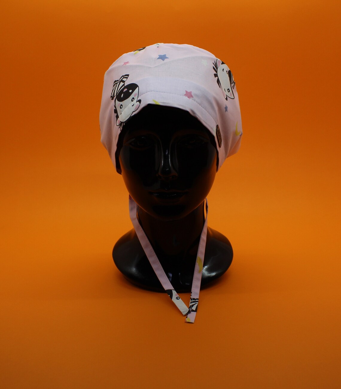 Zebra Surgical Scrub Cap With Ear Saver Buttons, Chemo Caps Unisex, Men ...