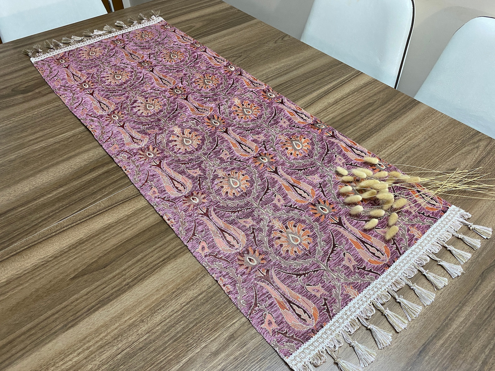 Fuchsia Turkish Turkish Table Runner Boho Table Runner for - Etsy