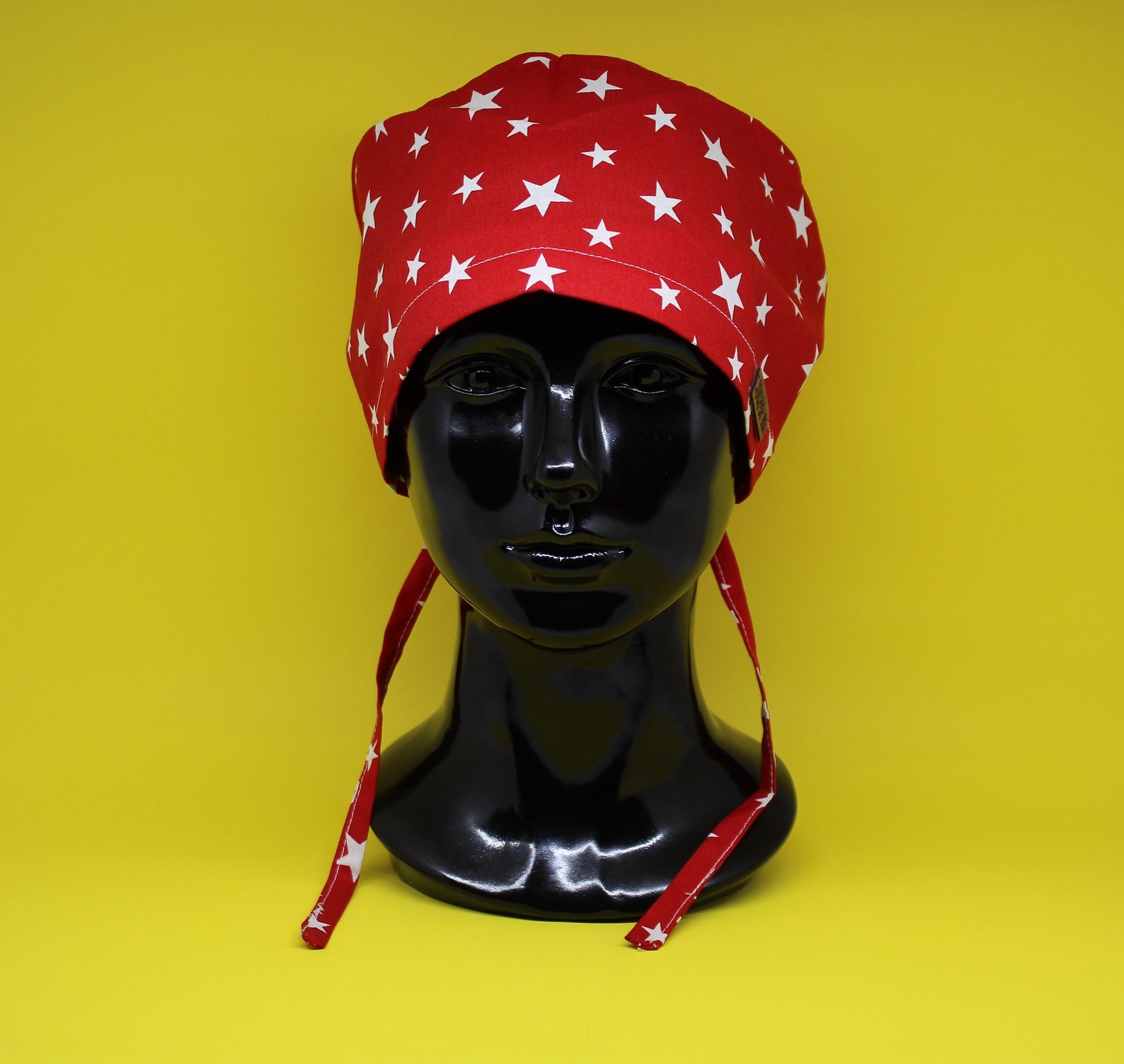 Red Unisex Surgical Scrub Cap With Buttons Scrub Cap Hat - Etsy