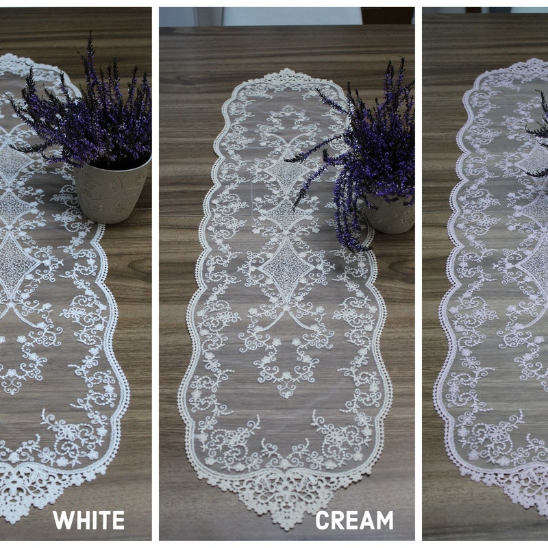 Lace Table Runner - Etsy