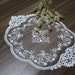 Cream Lace Doily, Lace Table Mat, Lace Doily Placemats, Doily Vintage ...