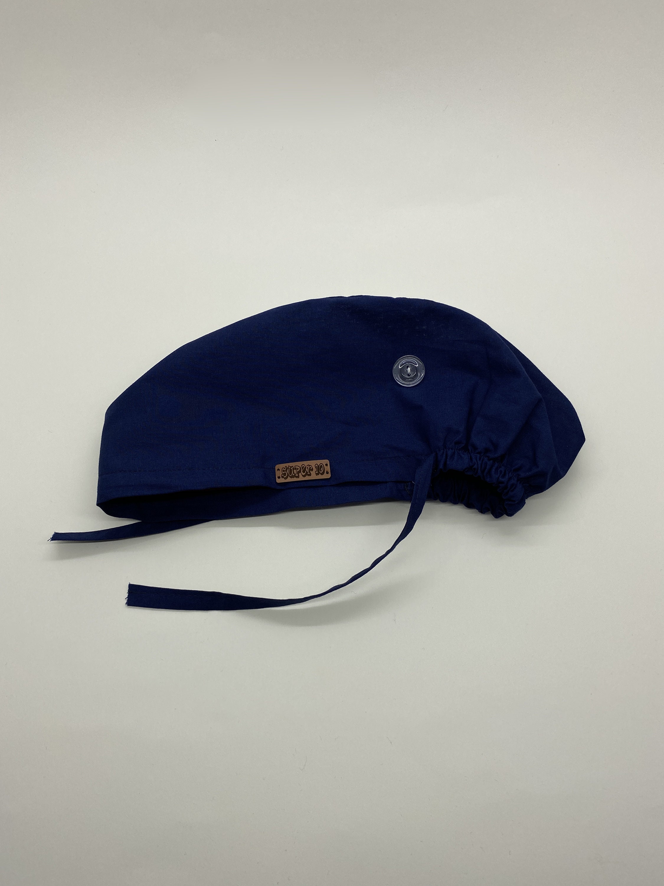 Medical Scrub Cap With Buttons Medical Print Surgical Scrub - Etsy