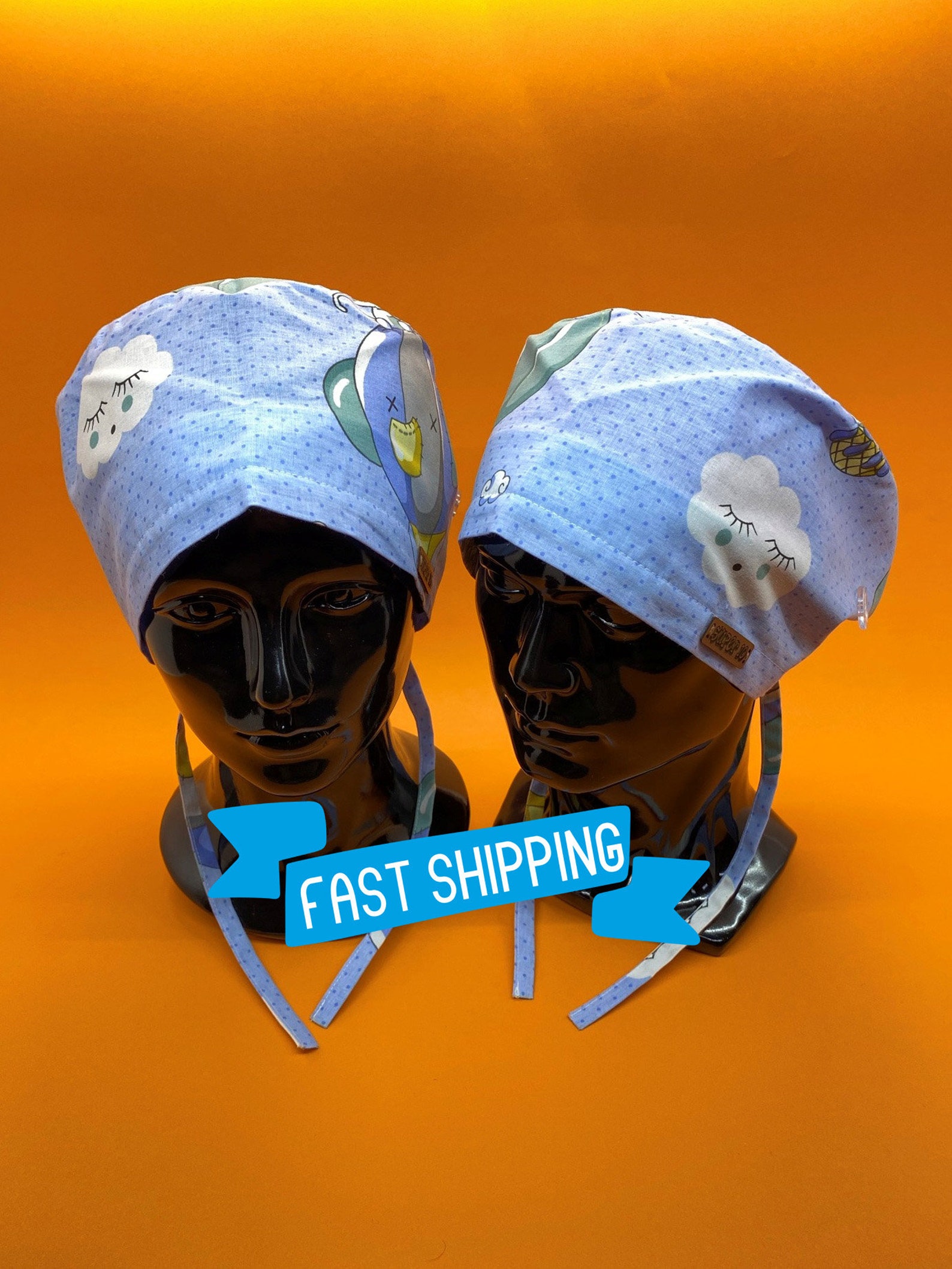 Blue Scrub Cap Dental Cap Surgical Scrub Cap Doctor Scrub - Etsy