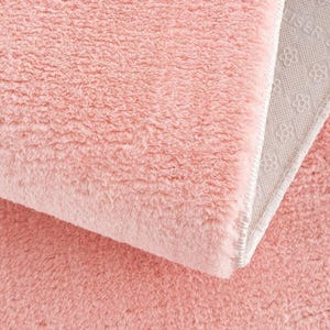Luxury Fluffy Pink Shag Rug: Plush Area Rug for Bedroom, Cozy Floor ...