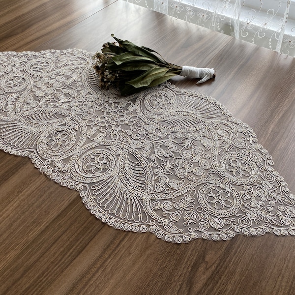 Table Runner Lace - Etsy
