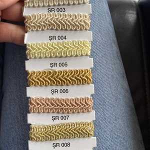 Colorful Braid Gimp Trims - Width 15 Mm, (0.55"), Upholstery Sofa Trim ...