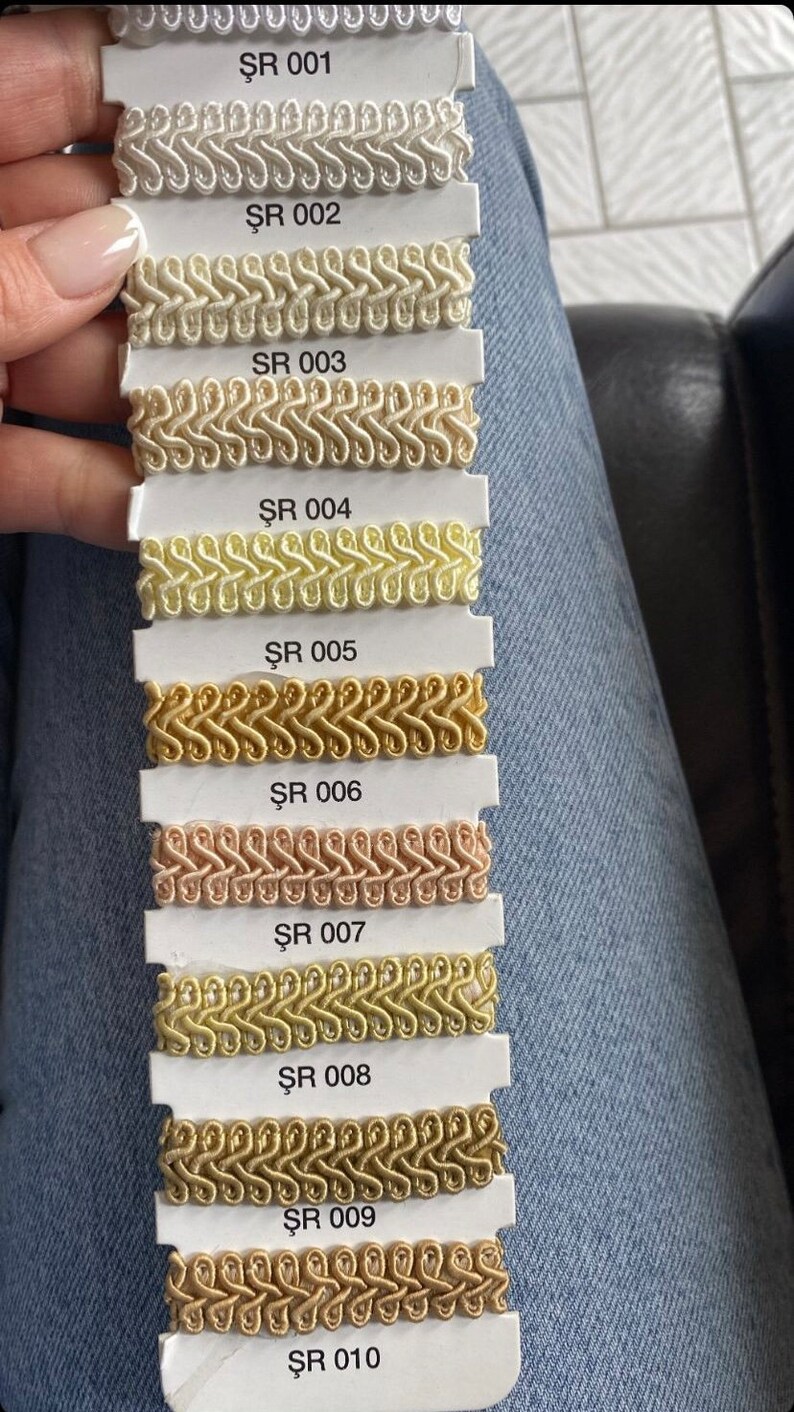 Colorful Braid Gimp Trims - Width 15 Mm, (0.55"), Upholstery Sofa Trim ...