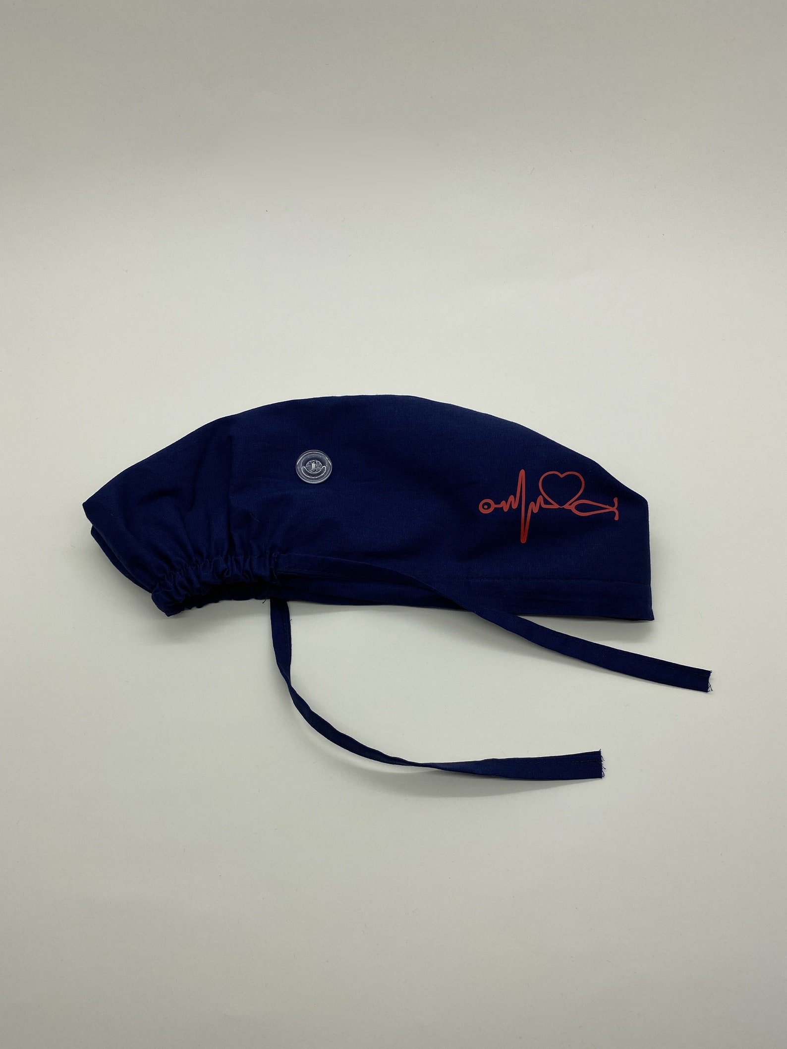 Medical Scrub Cap With Buttons, Medical Print Surgical Scrub Cap With ...
