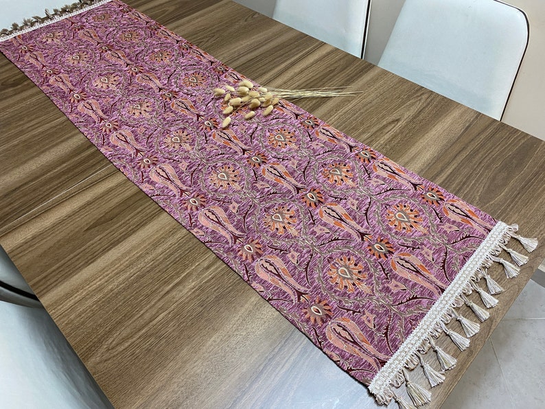Fuchsia Turkish Turkish Table Runner Boho Table Runner for - Etsy