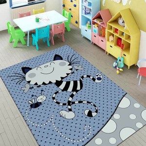 KIDS BEDROOM RUG Play Rom Rug Soft Play Mat Girls Boys Play - Etsy