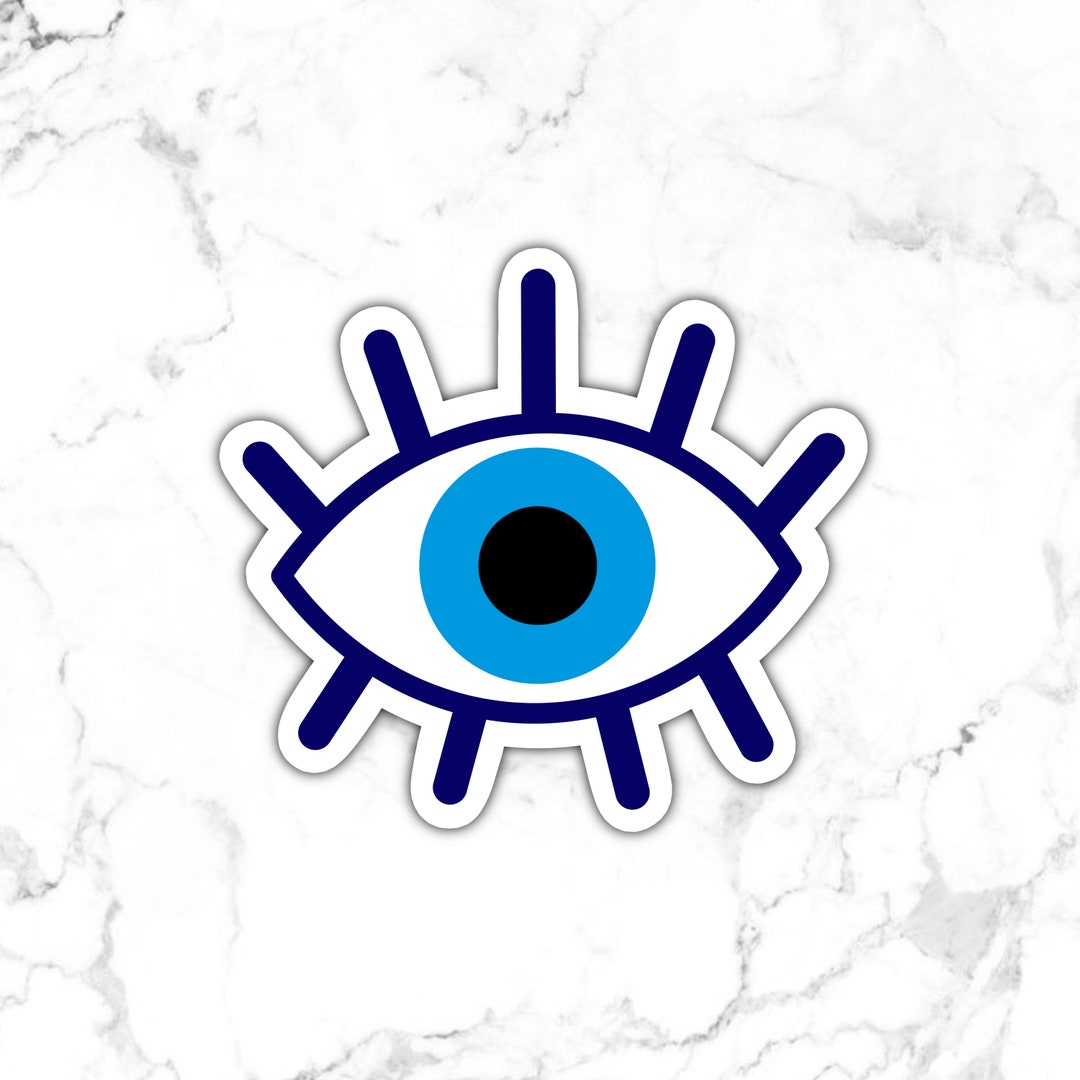 Waterproof Eye Sticker Evil Eye Sticker Blue Evil Eye Sticker - Etsy