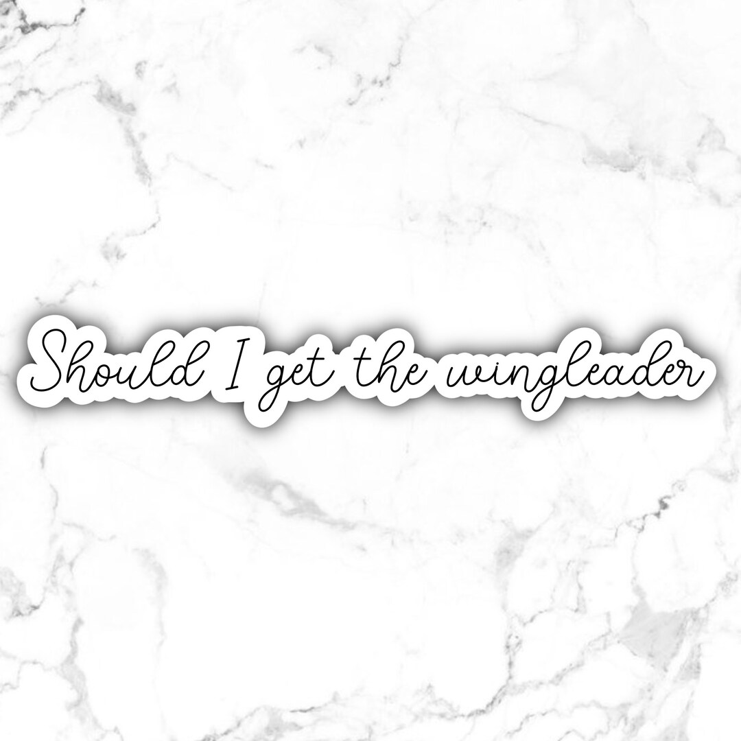 Waterproof Should I Get the Wingleader Sticker Fourth Wing Sticker Iron ...