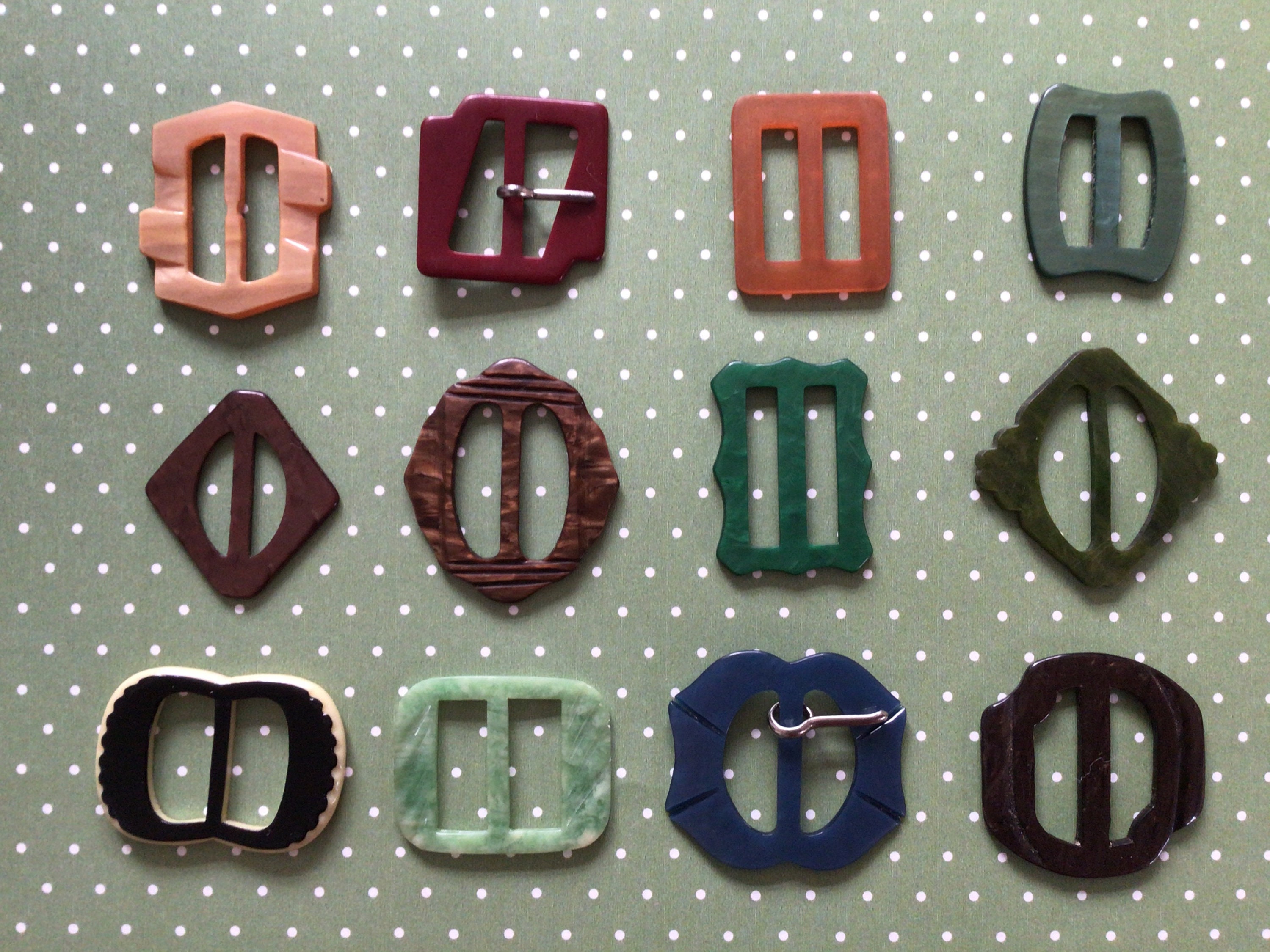 Paquete de 12 hebillas de cinturón vintage Costura vintage | Etsy