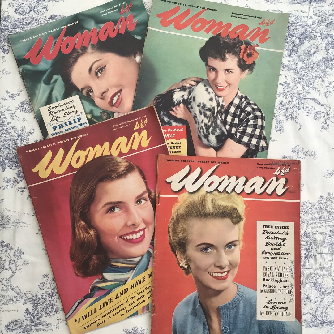 4 X Vintage 1950s WOMANS OWN WOMAN Magazines 1953 Women - Etsy UK