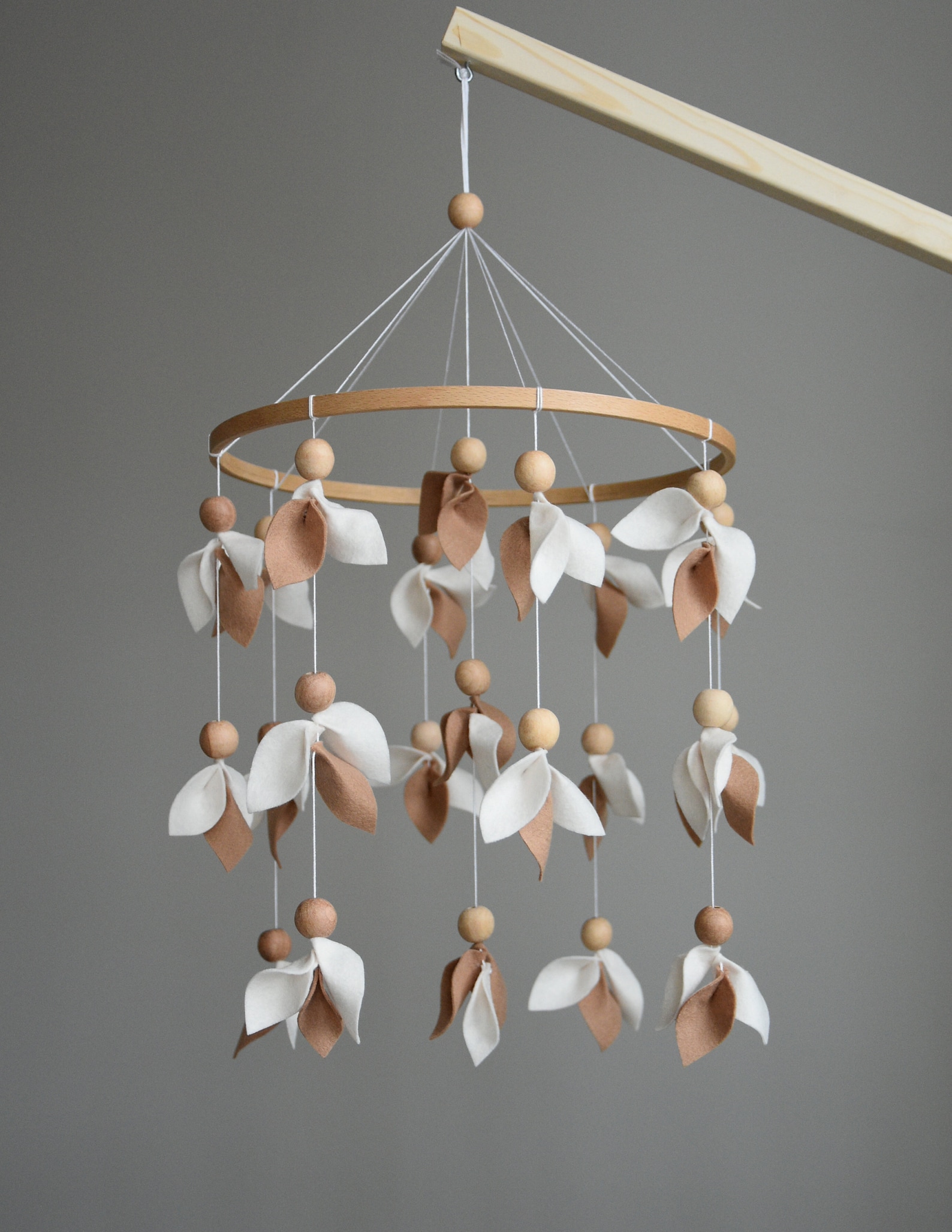Floral Nursery Baby Mobile Neutral Crib Mobile Neutral | Etsy