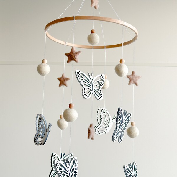 Butterfly Crib Mobile - Etsy