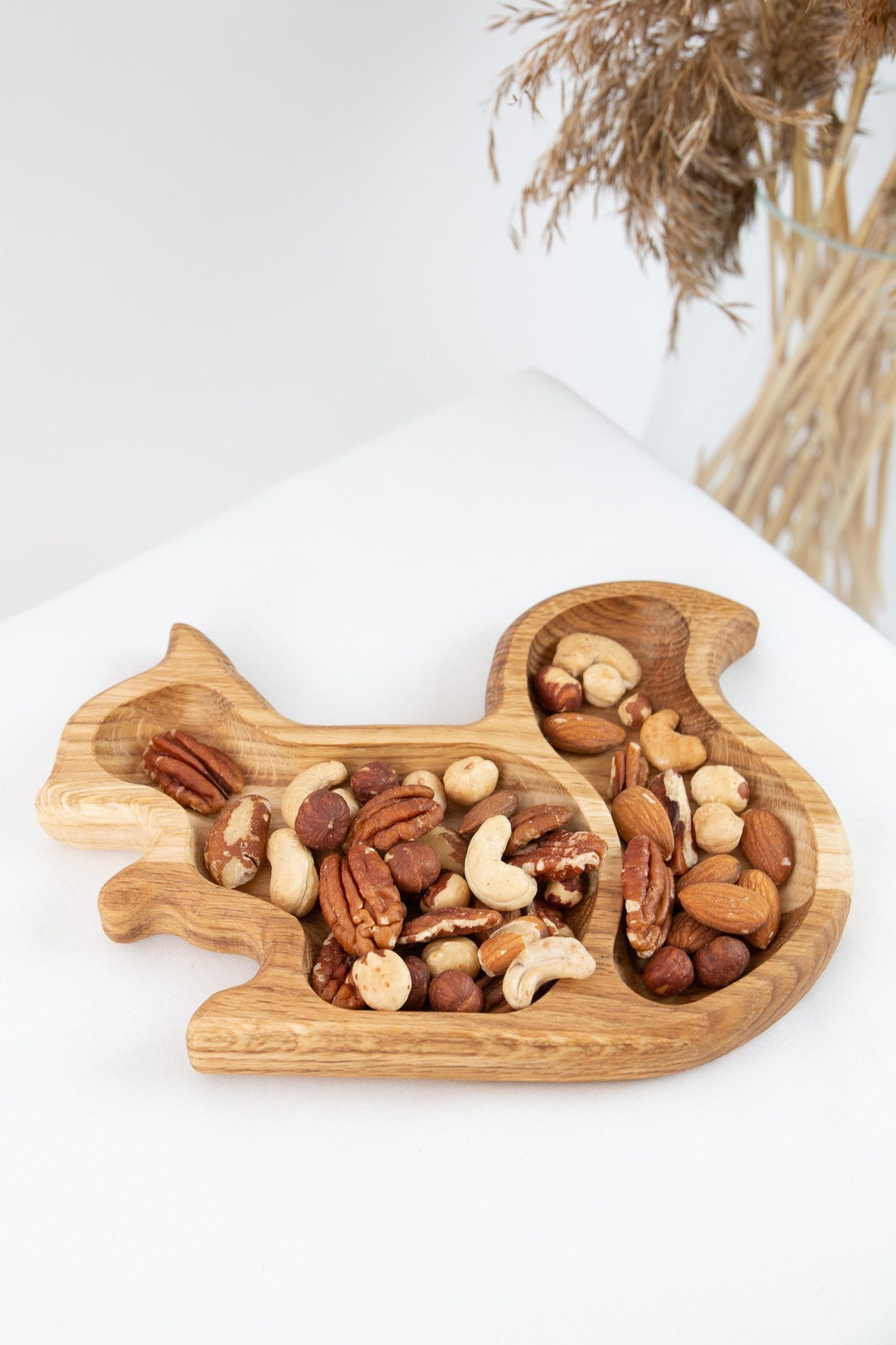 Personalized Squirrel Snack Plate Personalized Children's - Etsy
