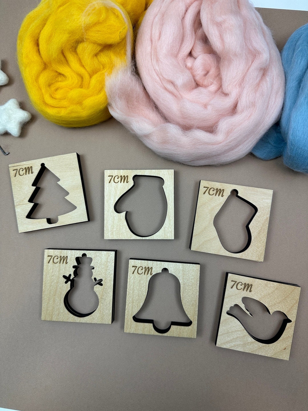 Wooden Needle Felting Molds, Felted Molds, Wooden Molds Different Sizes ...