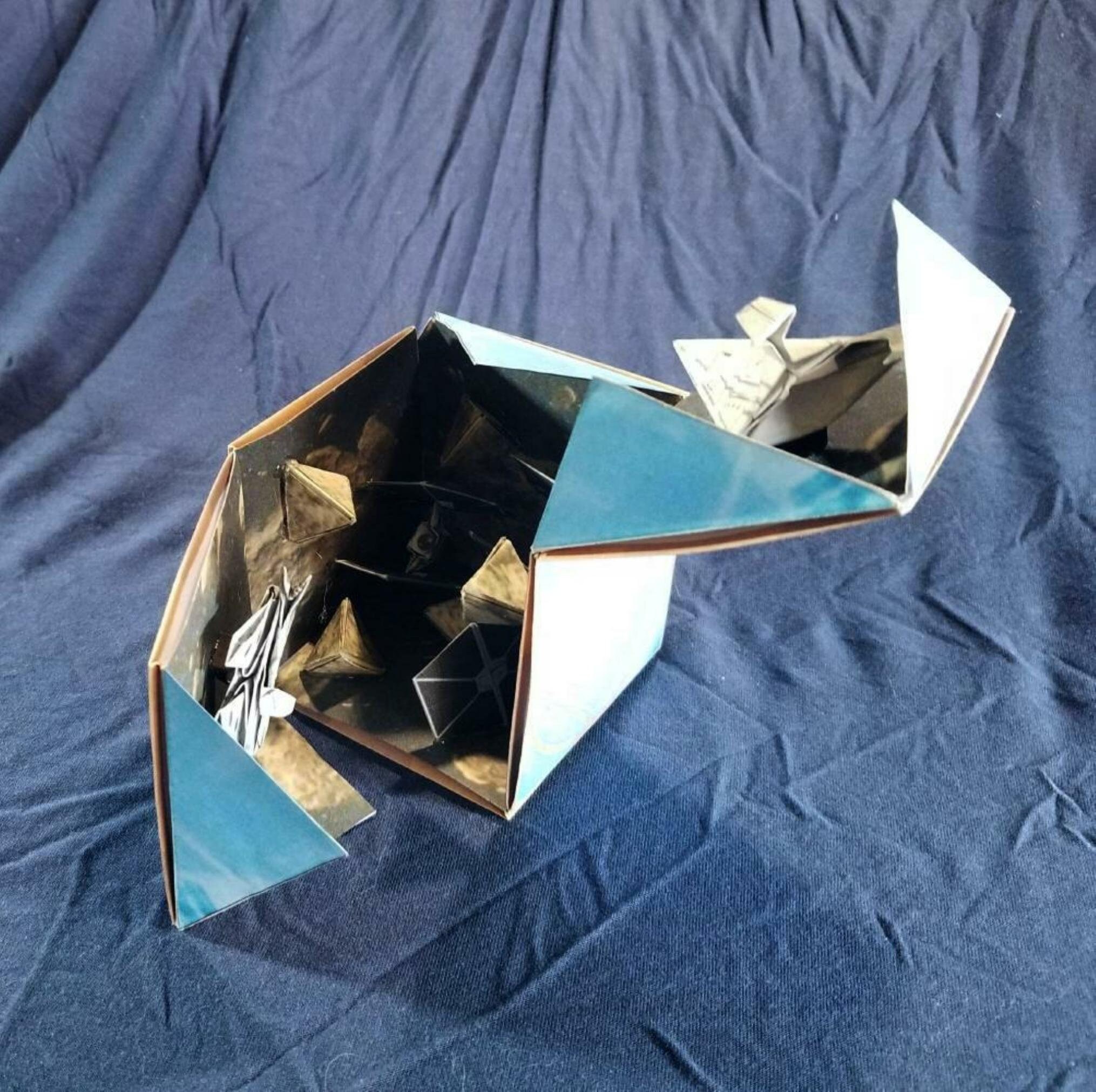 Origami Jedi Holocron "Nunca me digas las probabilidades" - Etsy España