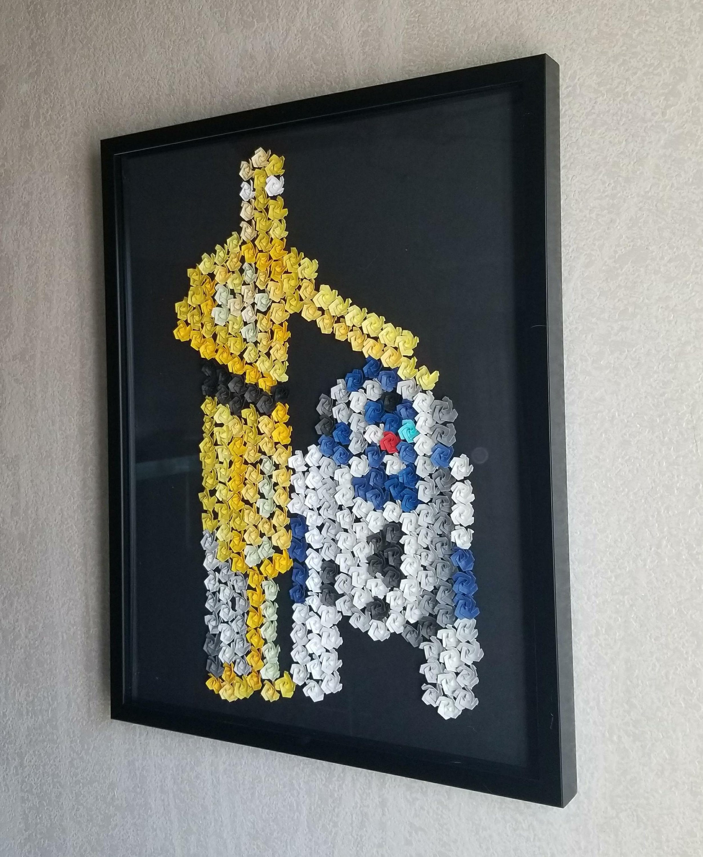 C 3PO and R2 D2 in Origami - Etsy