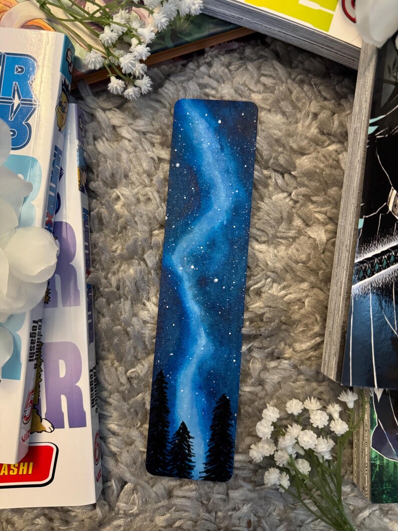 Galaxy Space Bookmarks - Hand Painted - Gift - Watercolour Bookmark ...