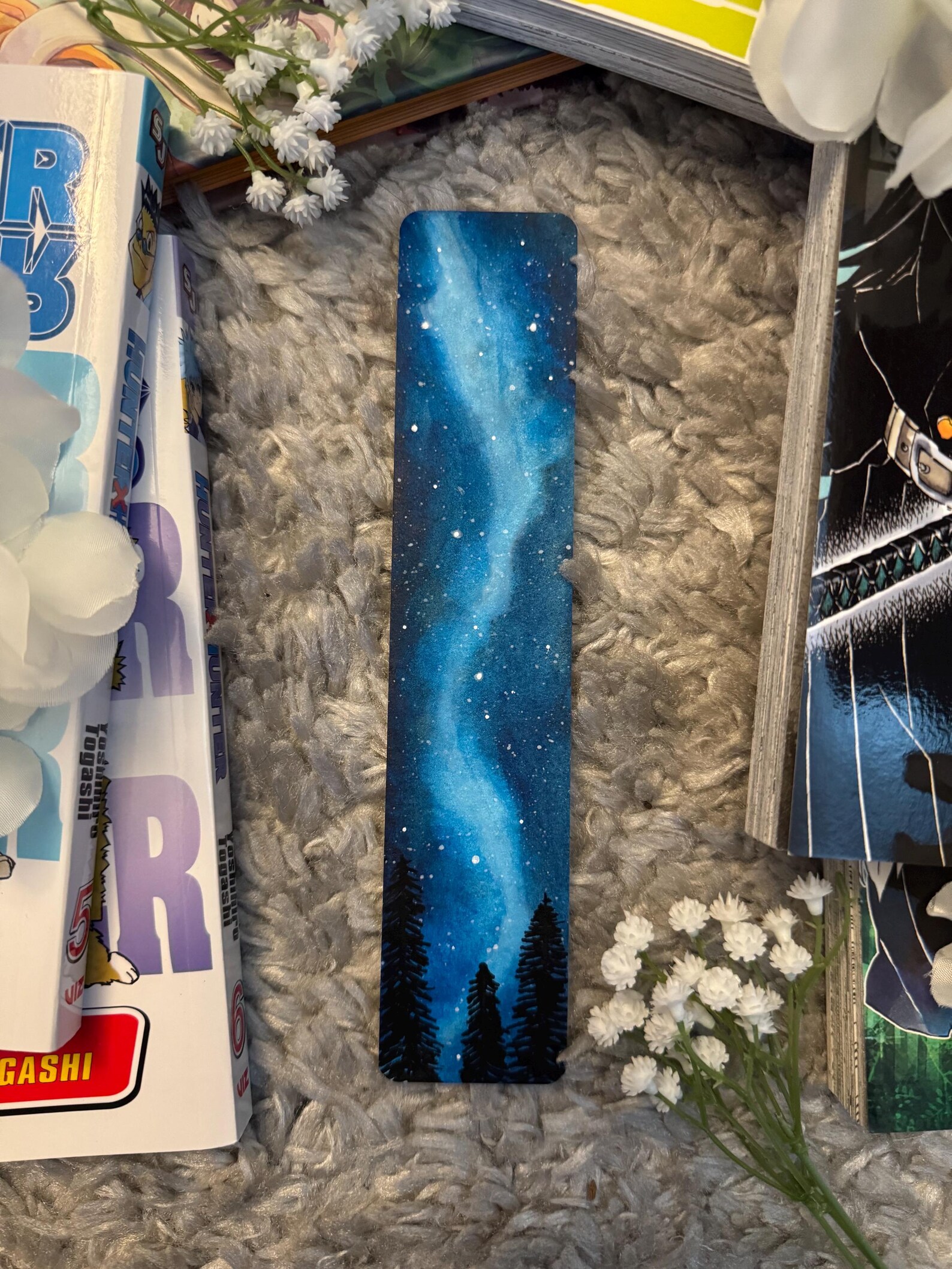 Galaxy Space Bookmarks - Hand Painted - Gift - Watercolour Bookmark ...