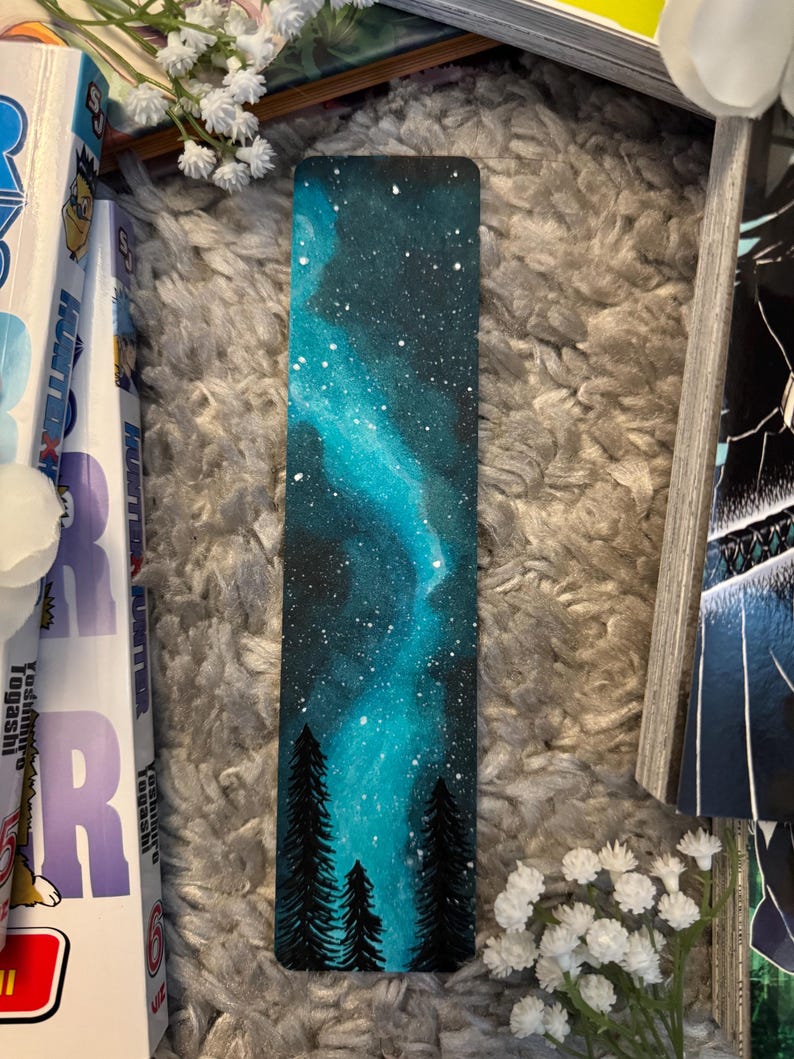 Galaxy Space Bookmarks - Hand Painted - Gift - Watercolour Bookmark ...