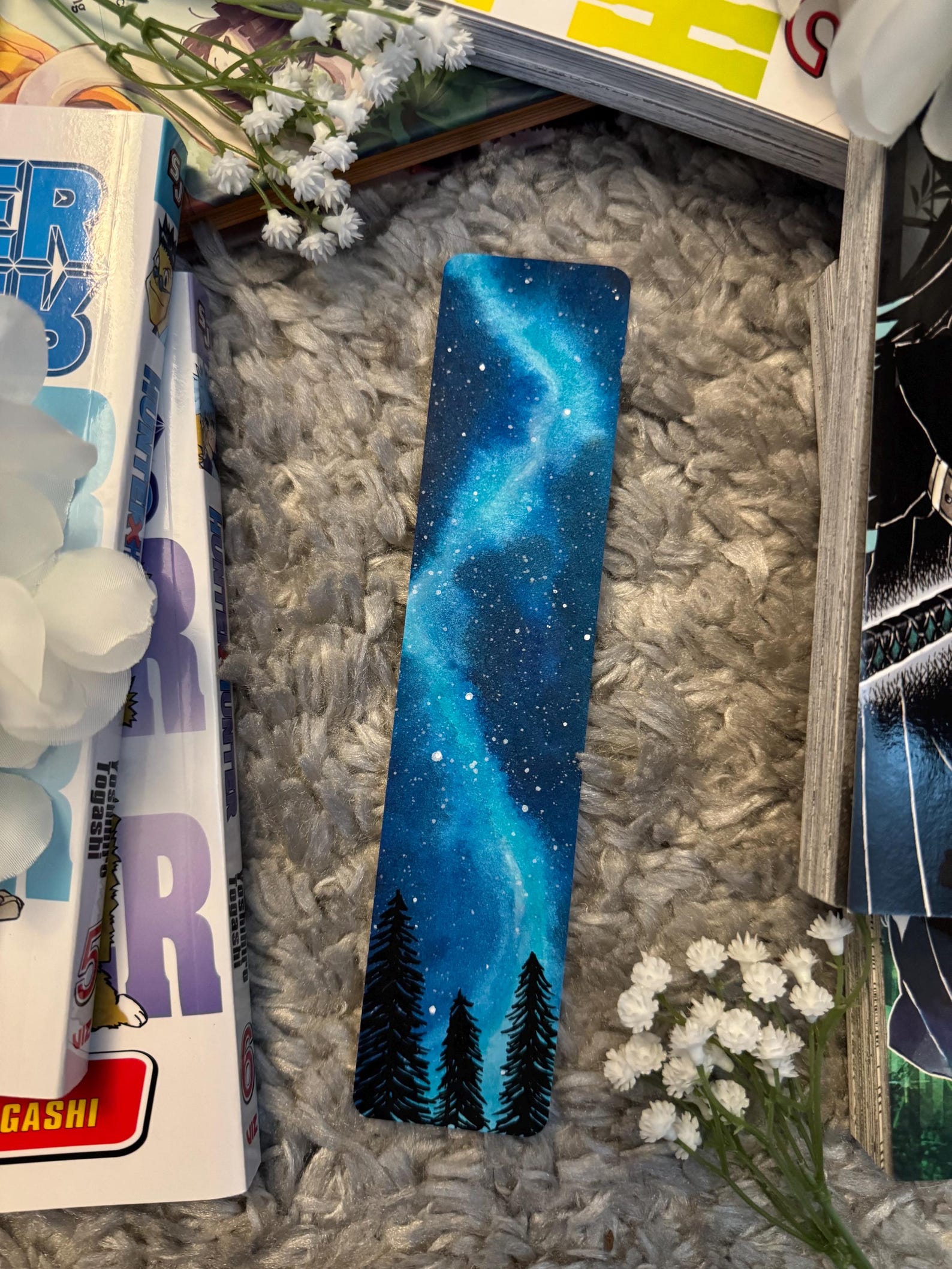 Galaxy Space Bookmarks - Hand Painted - Gift - Watercolour Bookmark ...