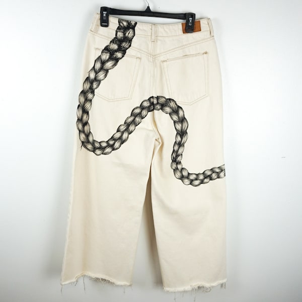 Snake Print Pants - Etsy