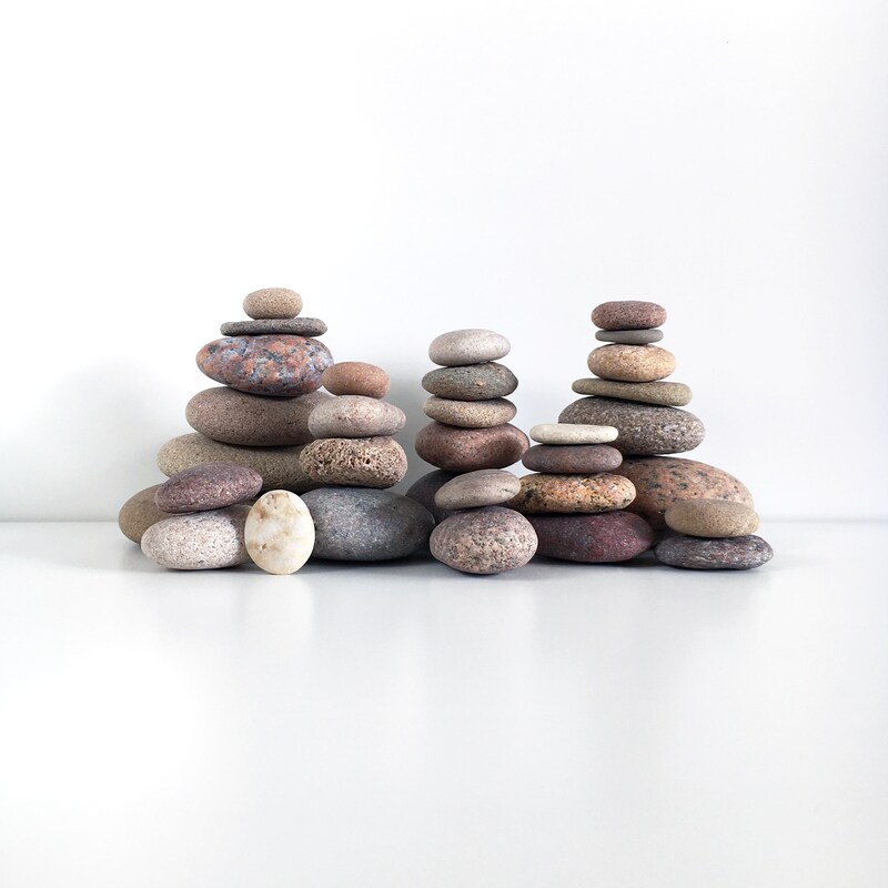 Flat Beach Stones - Etsy
